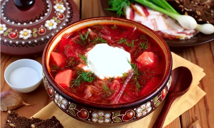 Sary nomera 1 - Borsch: Recipe ara-tantara