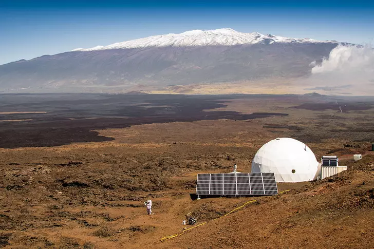 Foto №1 - Een experiment simuleert de vlucht op Mars gestart in Hawaï