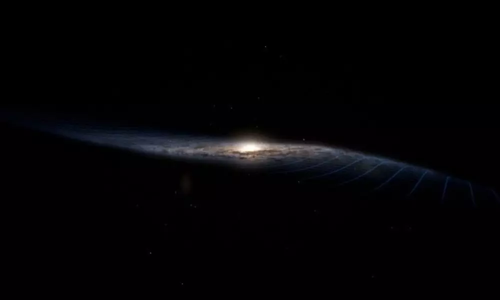 Os astrónomos contaron sobre a causa da curva da nosa galaxia