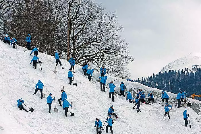 Foto №4 - Bagaimana sukarelawan bekerja di Sukan Olimpik di Sochi