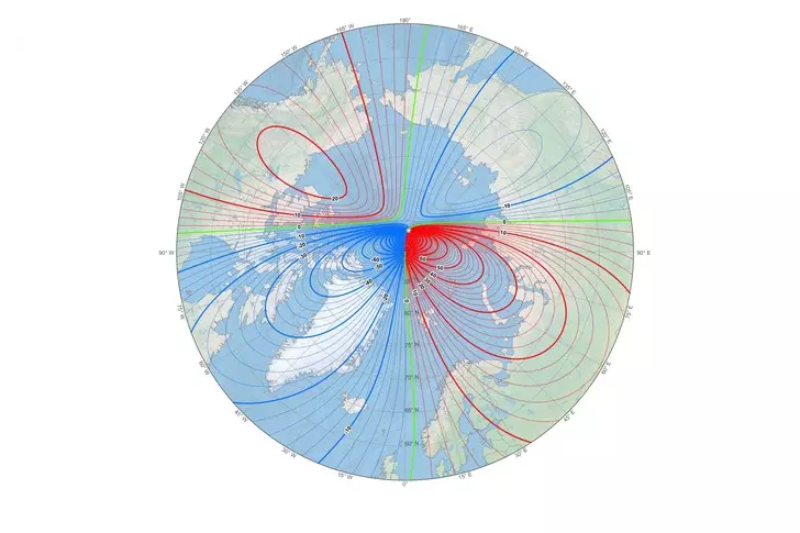 Ang Northern Magnetic Pole ng Land 