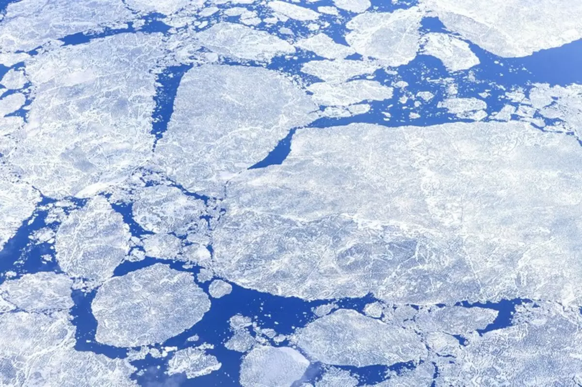 照片№1 - 北冰洋冰的冰融化