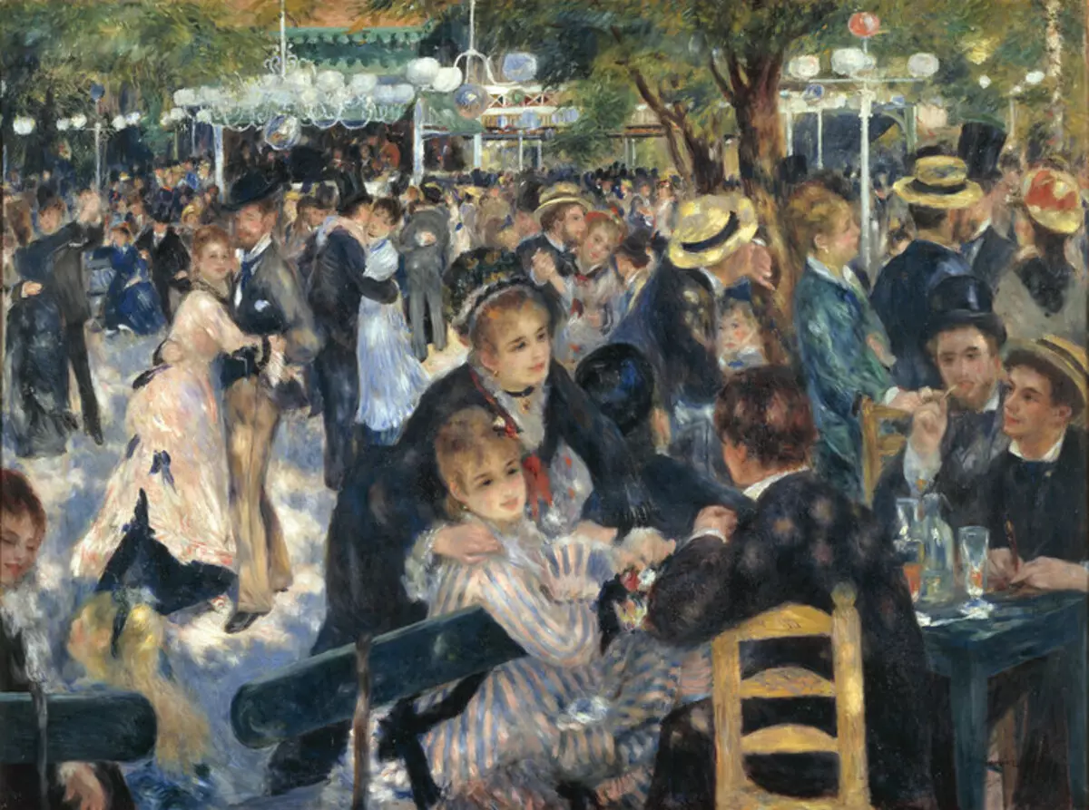 التنفس الضوء: 12 لوحات Renoire