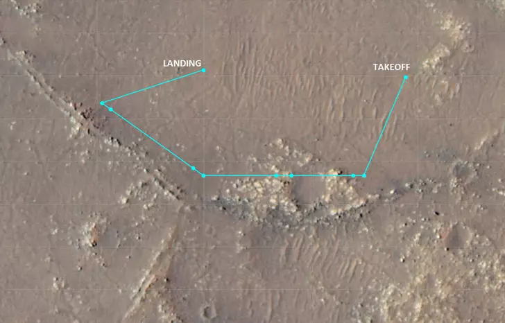 Foto numero 2 - Helicopter Martian NASA ha fatto il 10 ° volo