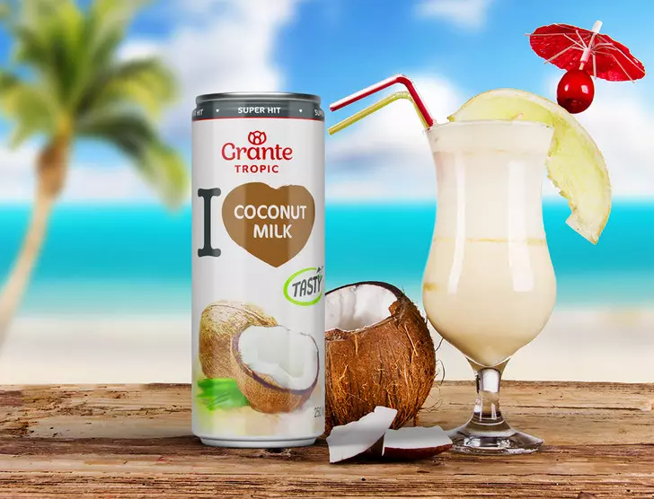 Photo No. 1 - Grante released a line of exotic 100% Tropic juices for anyone who dreamed of coconut milk and water from the tropics!