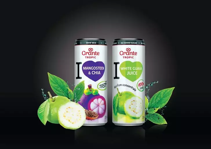 Photo №4 - Grante released a line of exotic 100% of Tropic juices for anyone who dreamed of coconut milk and the water from the tropics!