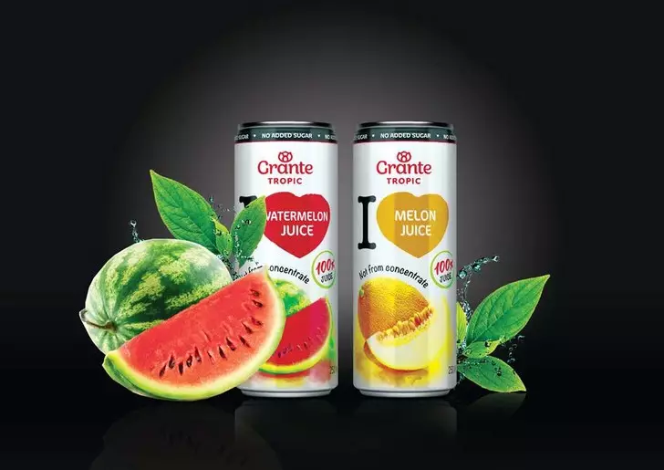 Photo No. 5 - Grante released a line of exotic 100% Tropic juices for everyone who dreamed of coconut milk and water from the tropics!