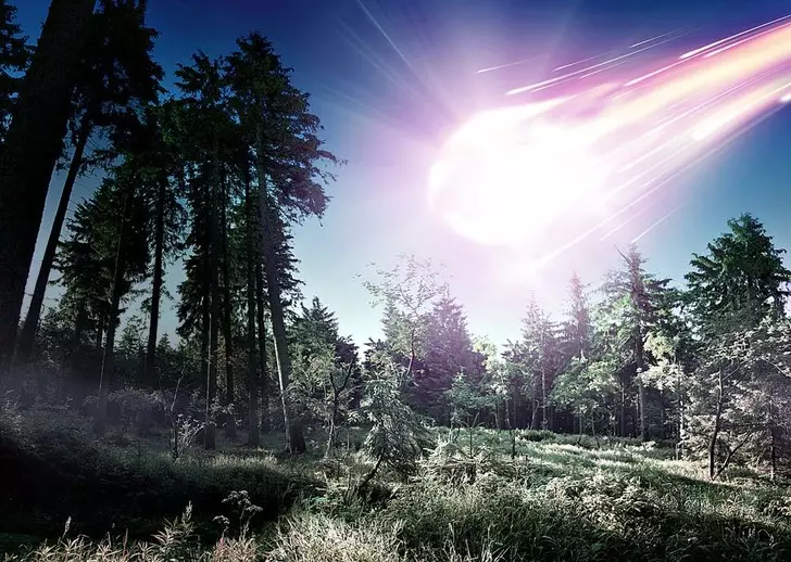 Foto №2 - 110 tahun yang lalu ... Tungusky Meteorit terbang di atas Siberia