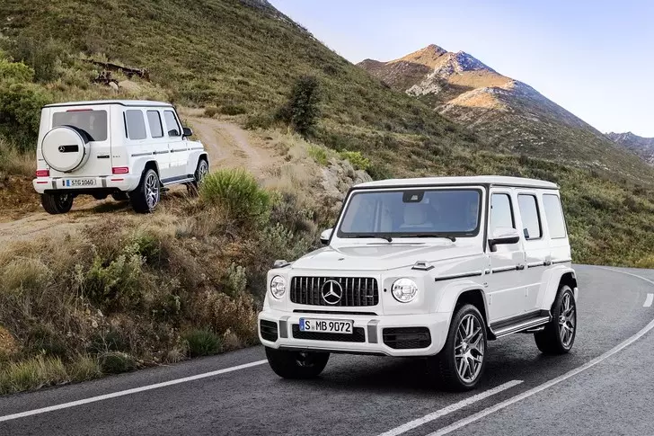 عکس №1 - جدید مرسدس-AMG G 63 قادر به صعود بر روی سنگ است