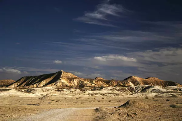 Nọmba foto 1 - n'akụkụ okporo ụzọ na Negev Desert