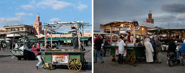 Picha №4 - Jemaa El Fna. Eneo la wafu, kutoa furaha.