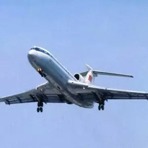 I Domodedovo fangede TU-154 ild