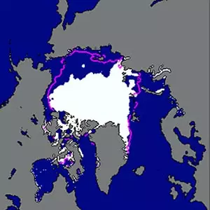 Photo №1 - La glace arctique est devenue encore moins