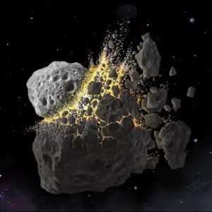 1 nuotraukos numeris - asteroidai buvo kaltinami dėl dinozaurų