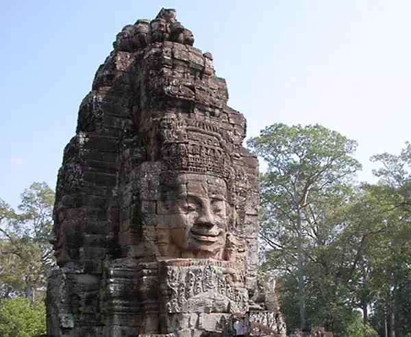 কম্বোডিয়া মধ্যে প্রজাপতি উপর রাখুন