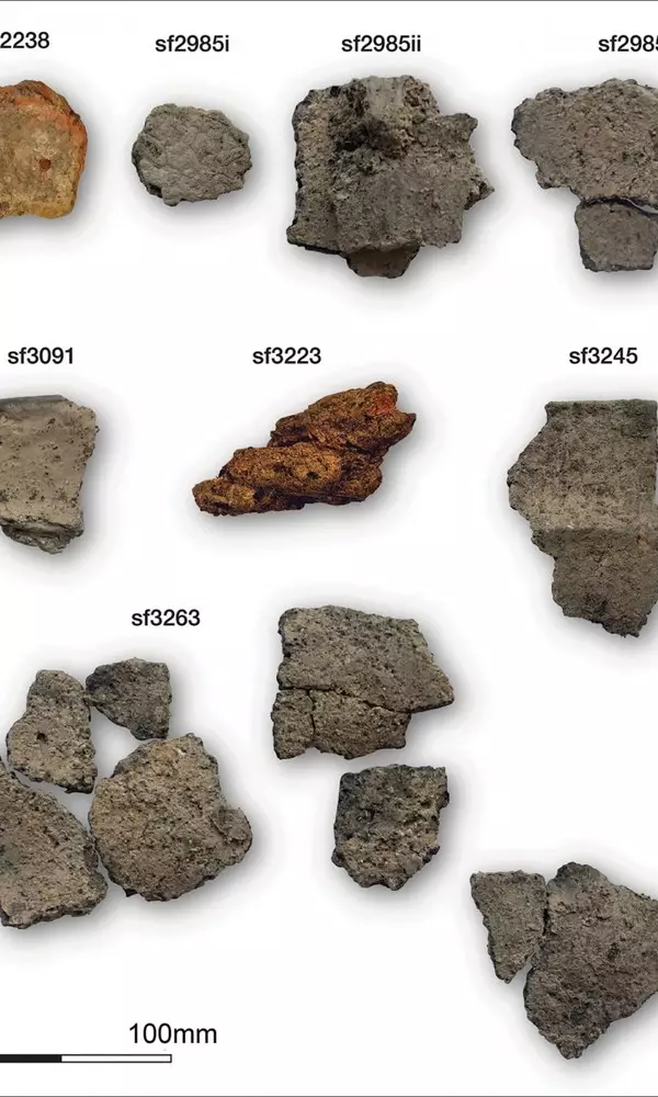 Zjištěné zbytky starověké soli